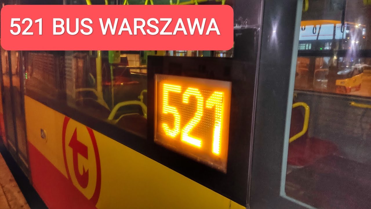 521 BUS WARSAW #POLAND SZCZĘŚLIWICE - FALENICA - SZCZĘŚLIWICE - YouTube