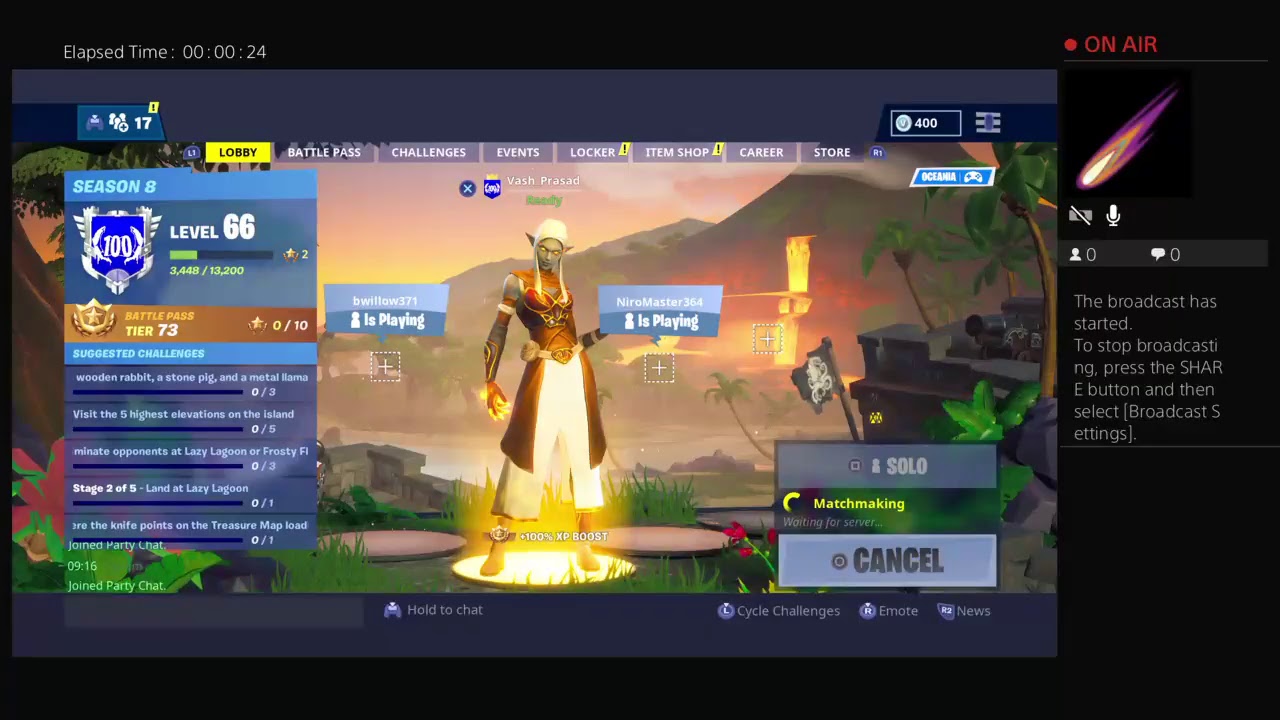 PS4 Oce fortnite pro/400+wins - YouTube