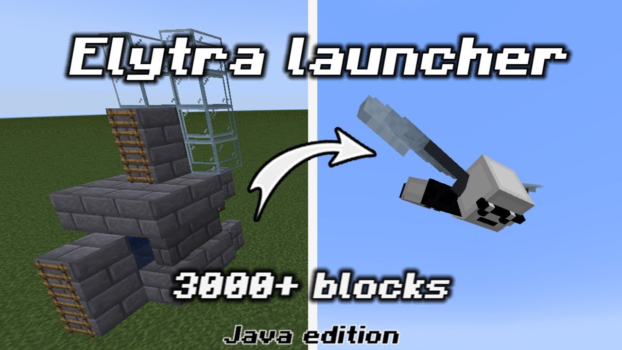 How to build an OP elytra launcher (Minecraft Java) - YouTube