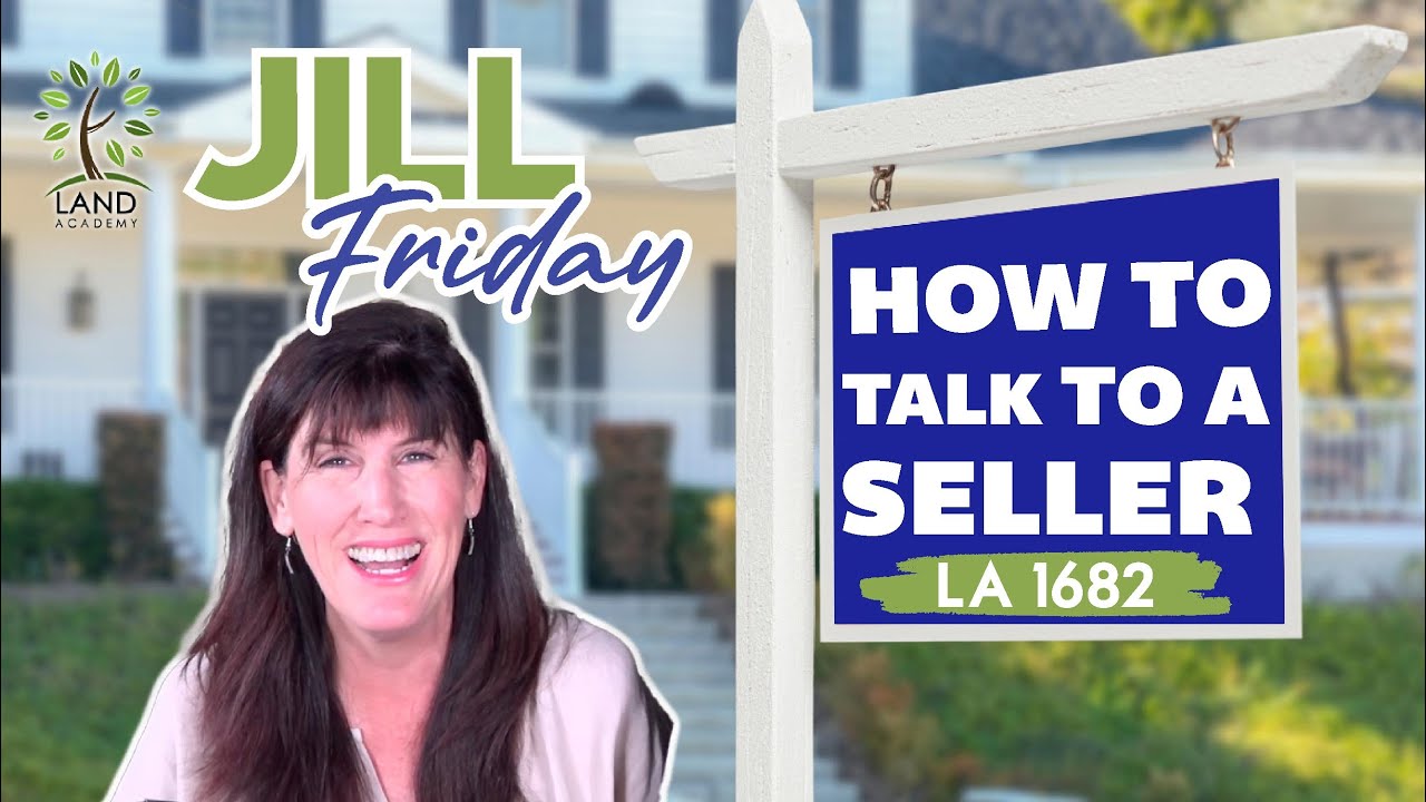 Jill Friday - How to Talk to a Seller (LA 1682) - YouTube