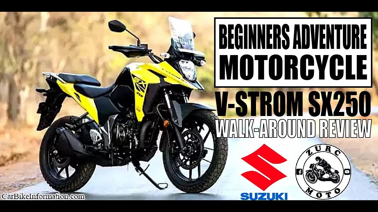 Suzuki V-Strom 250 SX Quick Walk-Around - YouTube