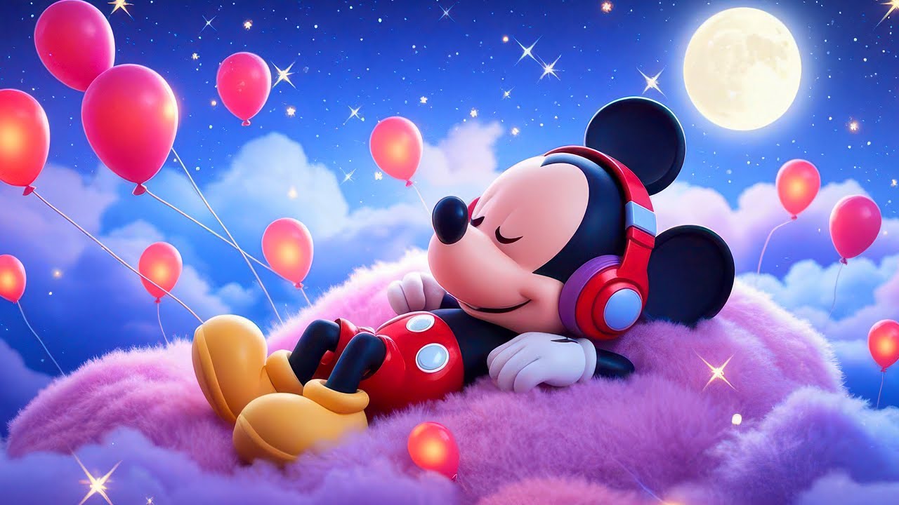 Relaxing Baby Lullaby for Sweet Sleep with Mickey Mouse - Sleep Music ...