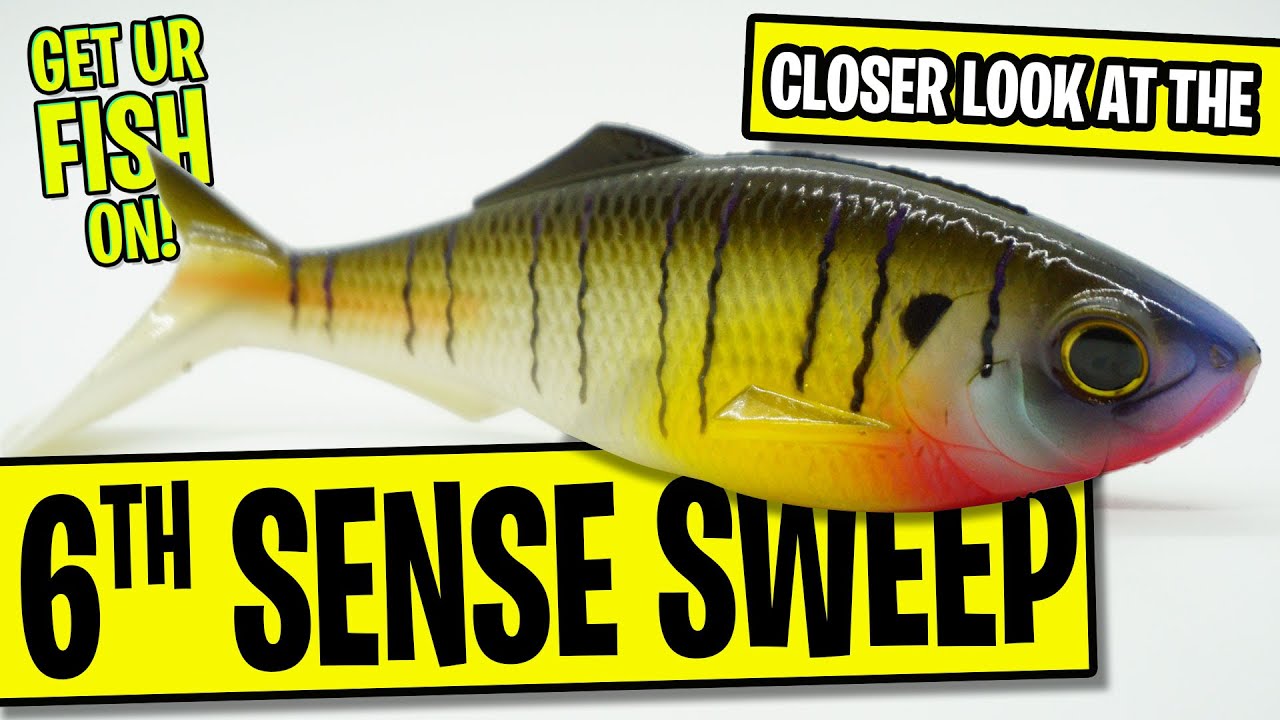 6th Sense Sweep 6" Soft Plastic Bass Fishing Swimbait - Tackle Review ...