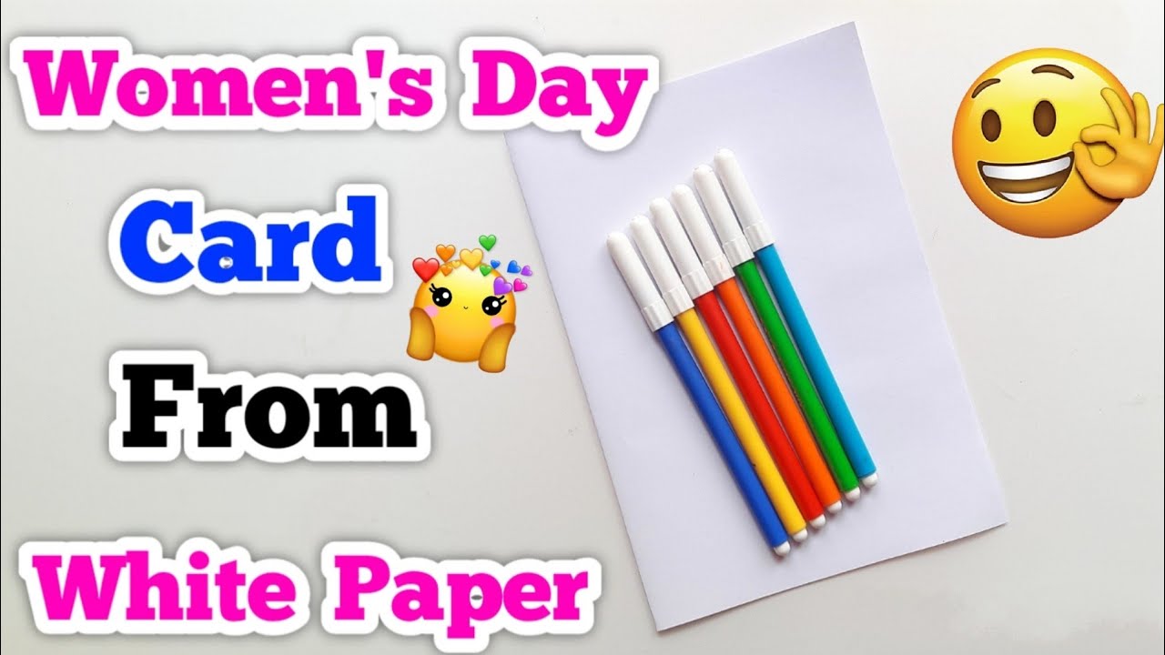 🥰 Happy Women's Day Card 2023 🥰 • 8 March Women's Day Card Idea • How ...