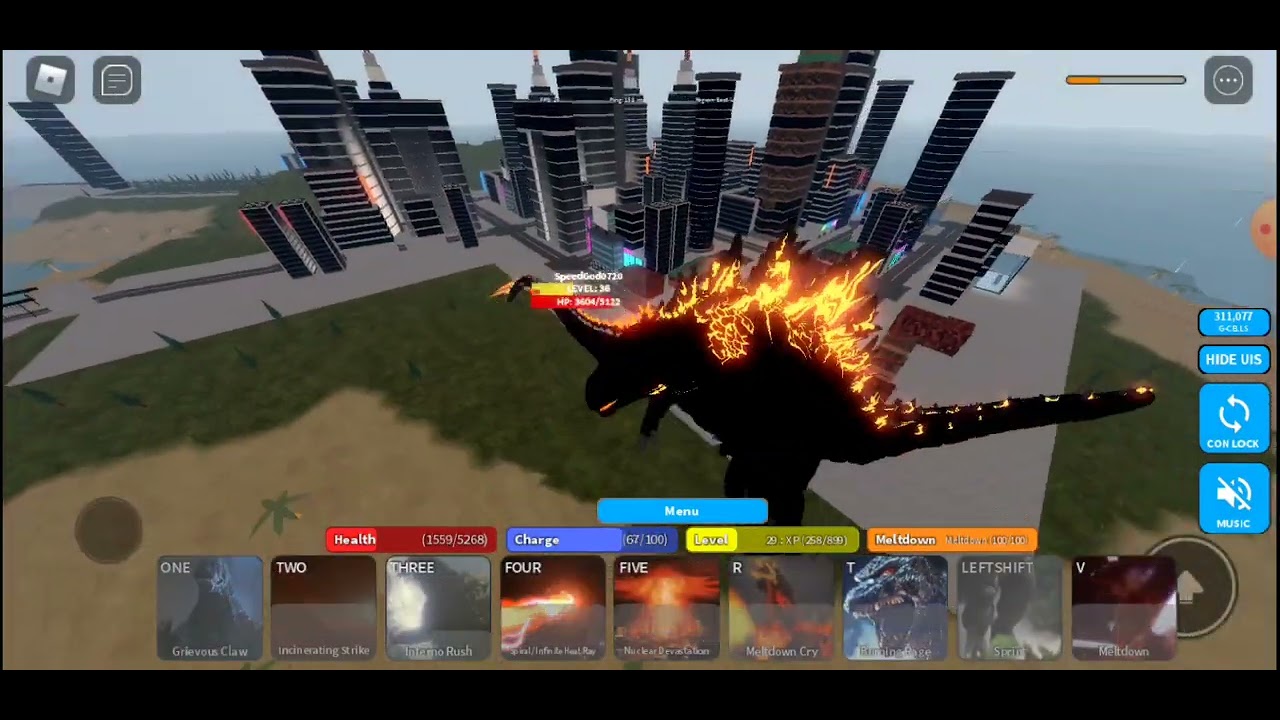 Volcano Godzilla Vs Burning Godzilla - YouTube