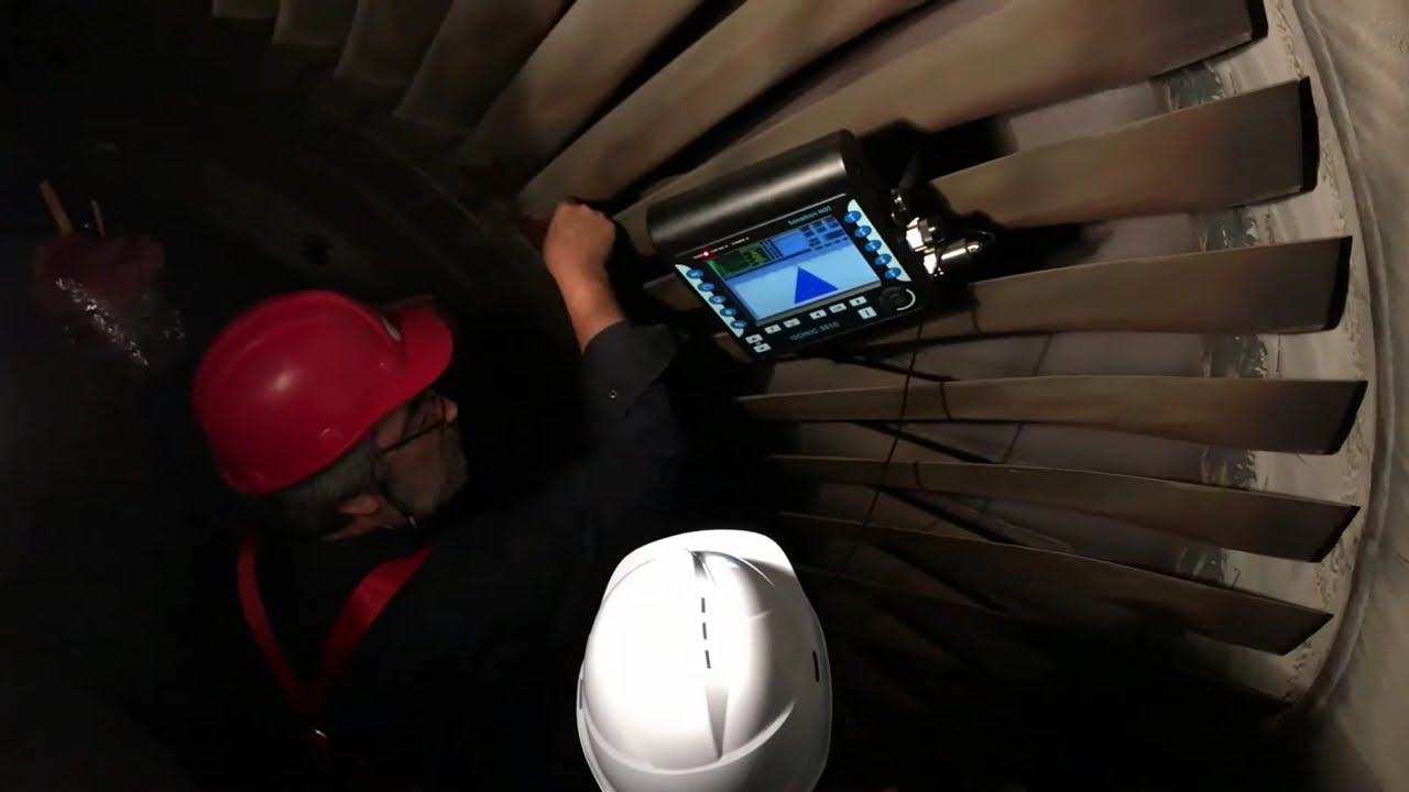 ISONIC 3510: PAUT - inspection of the fir-tree blade roots - YouTube