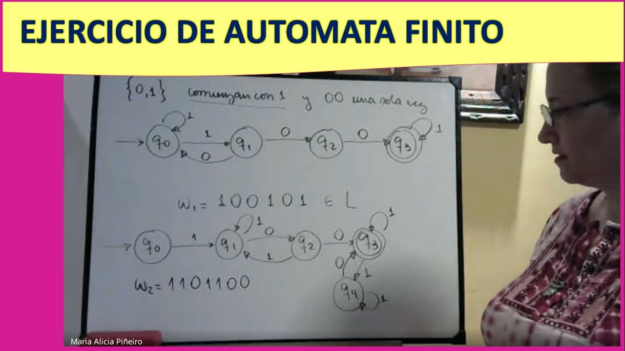 Ejercicio de construir Autómata Finito - YouTube