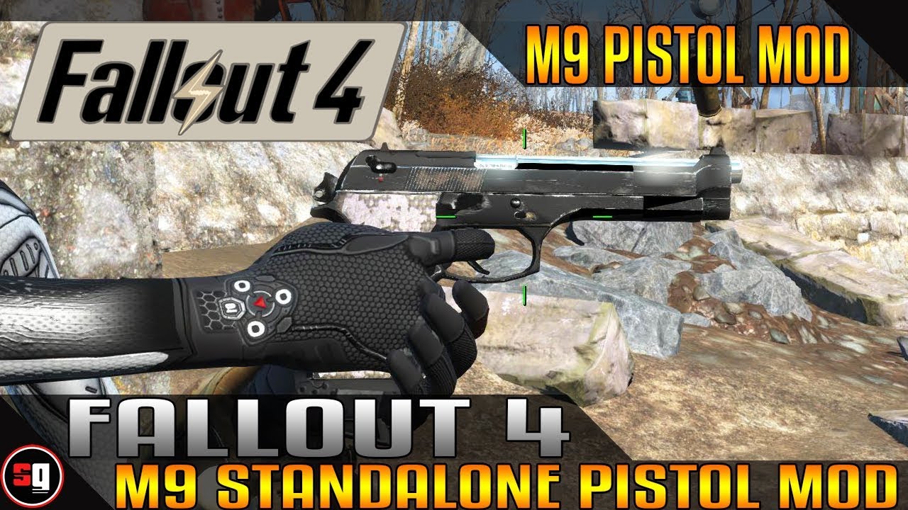 Fallout 4 - M9 Standalone Pistol Mod - YouTube