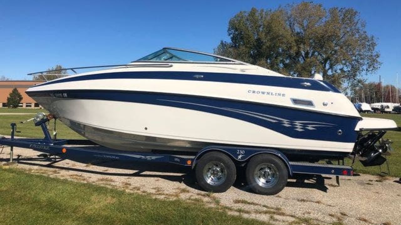 2003 Crownline 230CCR | Cubby Cabin Boat For Sale at SkipperBud's - YouTube