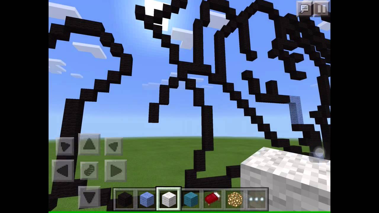 Episode #43 How to make Pixel Art Smurf in Minecraft - YouTube