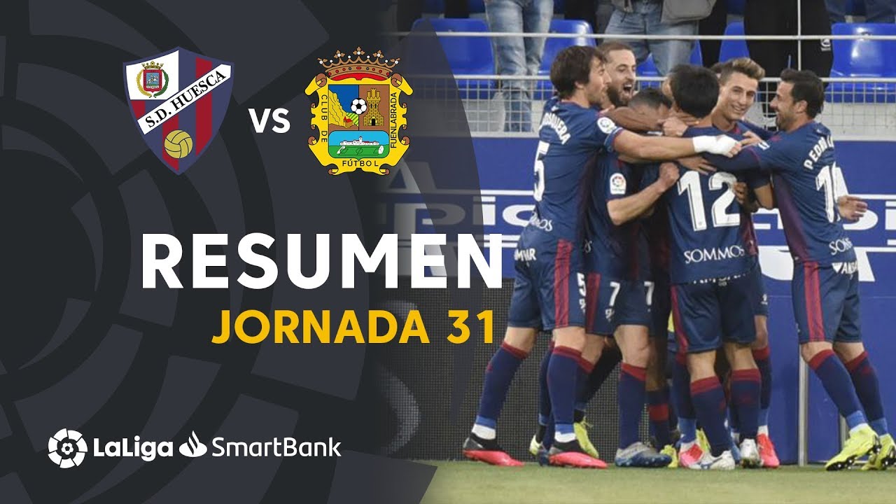 Resumen de SD Huesca vs CF Fuenlabrada (2-0) - YouTube