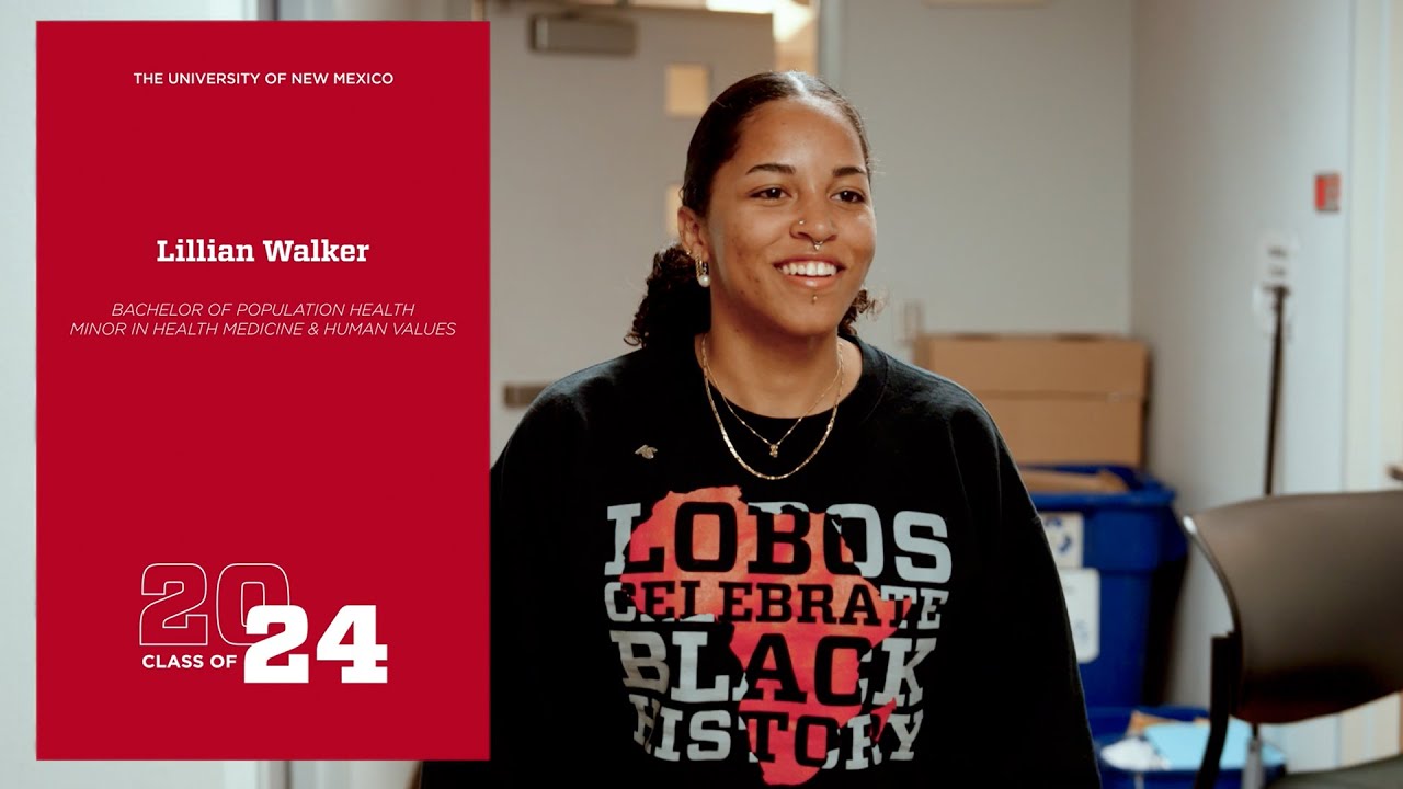 Inspiring #UNMGrad Lillian Walker - Class of 2024 - YouTube