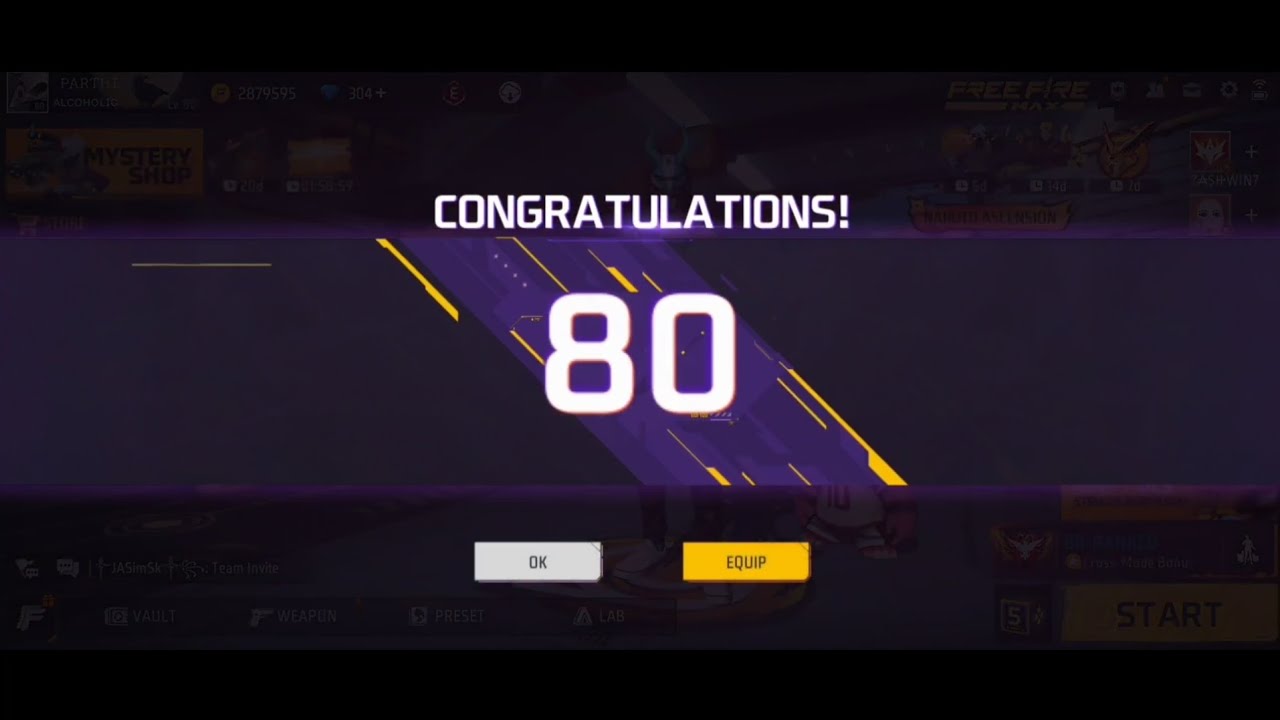 💀LEVEL 80💀🔥🥵Reached After 6 Years🥵🔥🗿 - YouTube