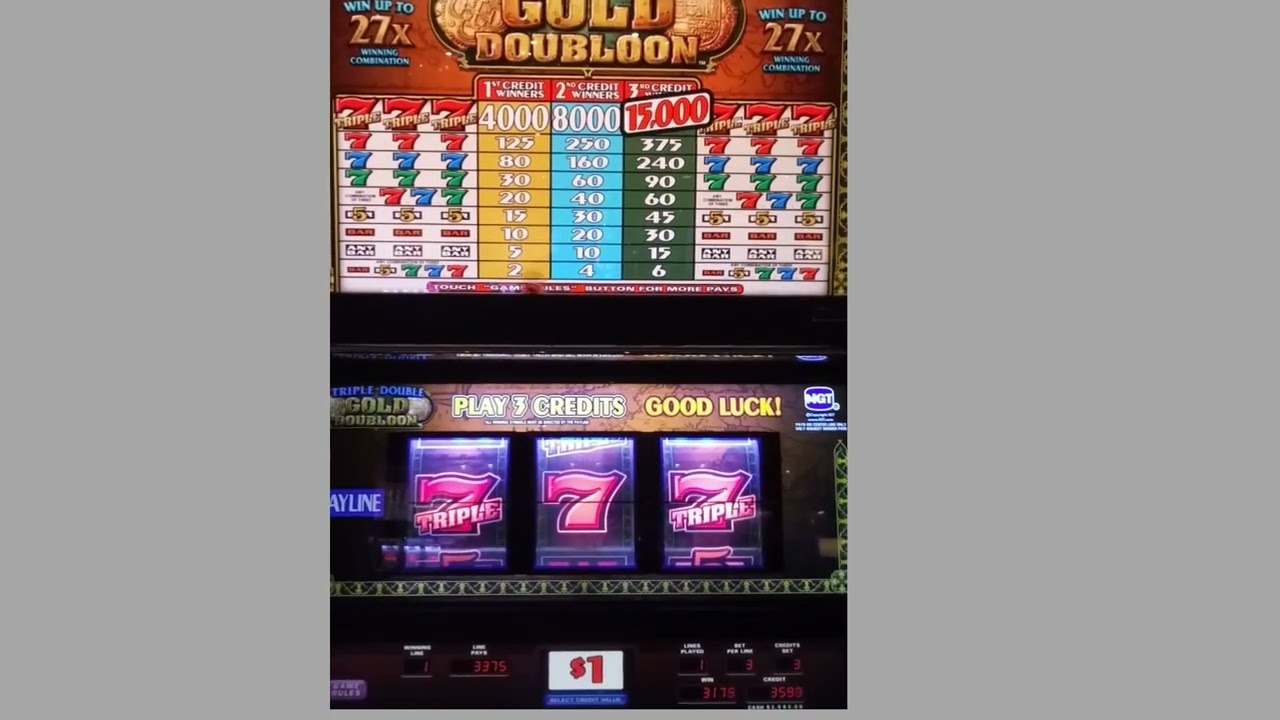 Triple Double Gold Doubloon Max Bet $$$ - YouTube