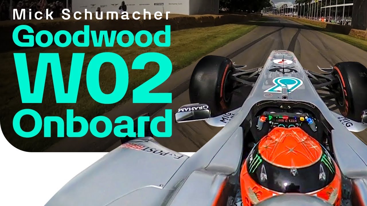 Mick Schumacher W02 Onboard at Goodwood - YouTube