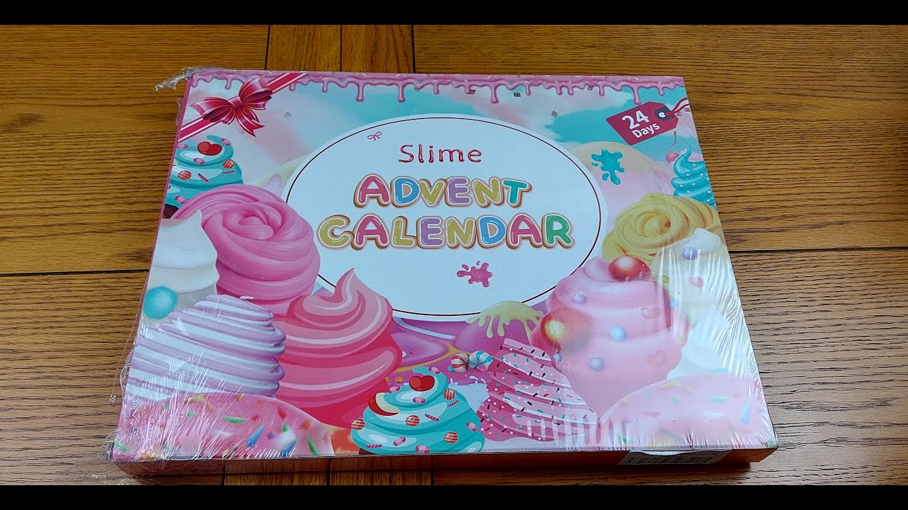 Amazon £9.99 Slime Advent Calendar 2024 Unboxing - YouTube