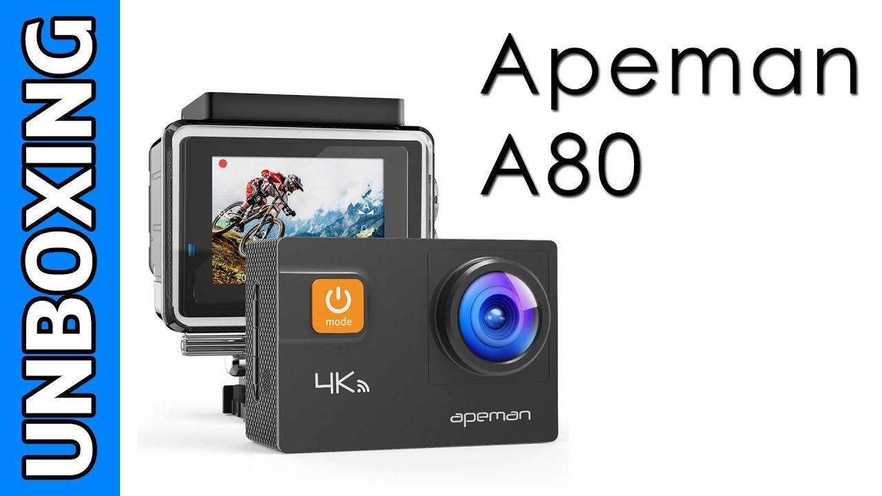 Apeman A80 Action Camera Unboxing - YouTube