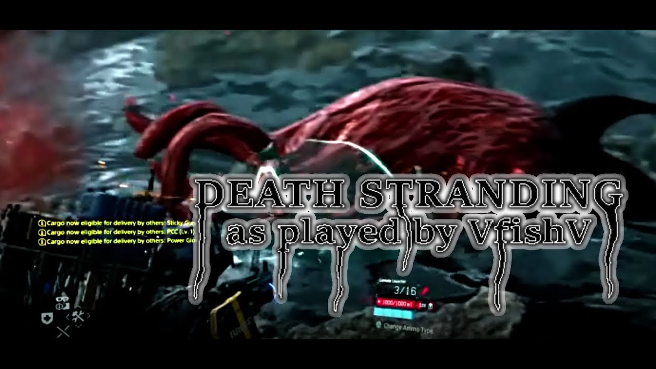 DEATH STRANDING - Downing a BT Squid Whale Like a Boss - YouTube