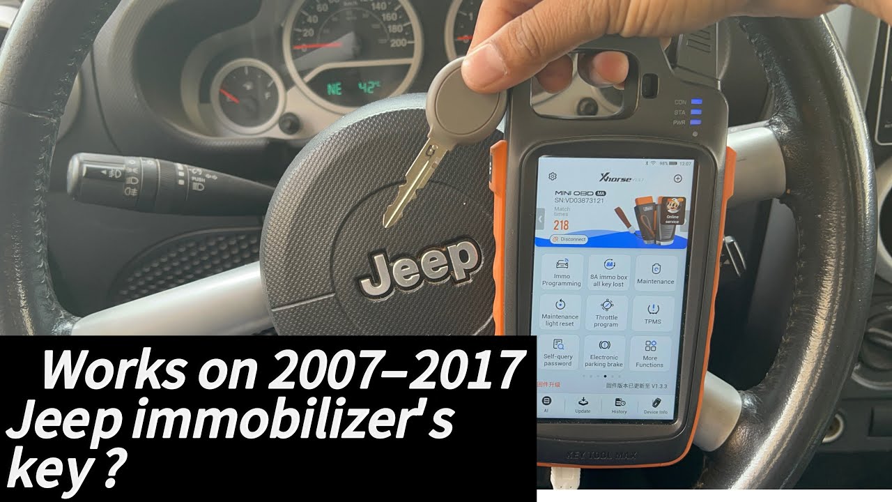 Jeep Wrangler Key Programming Hack 2007-2017 - YouTube