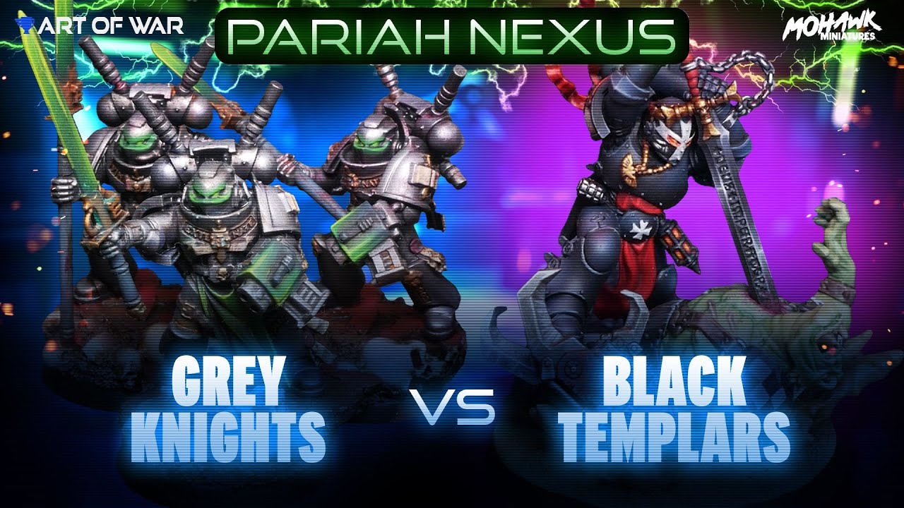 Black Templars vs Grey Knights Competitive Battle Report - YouTube