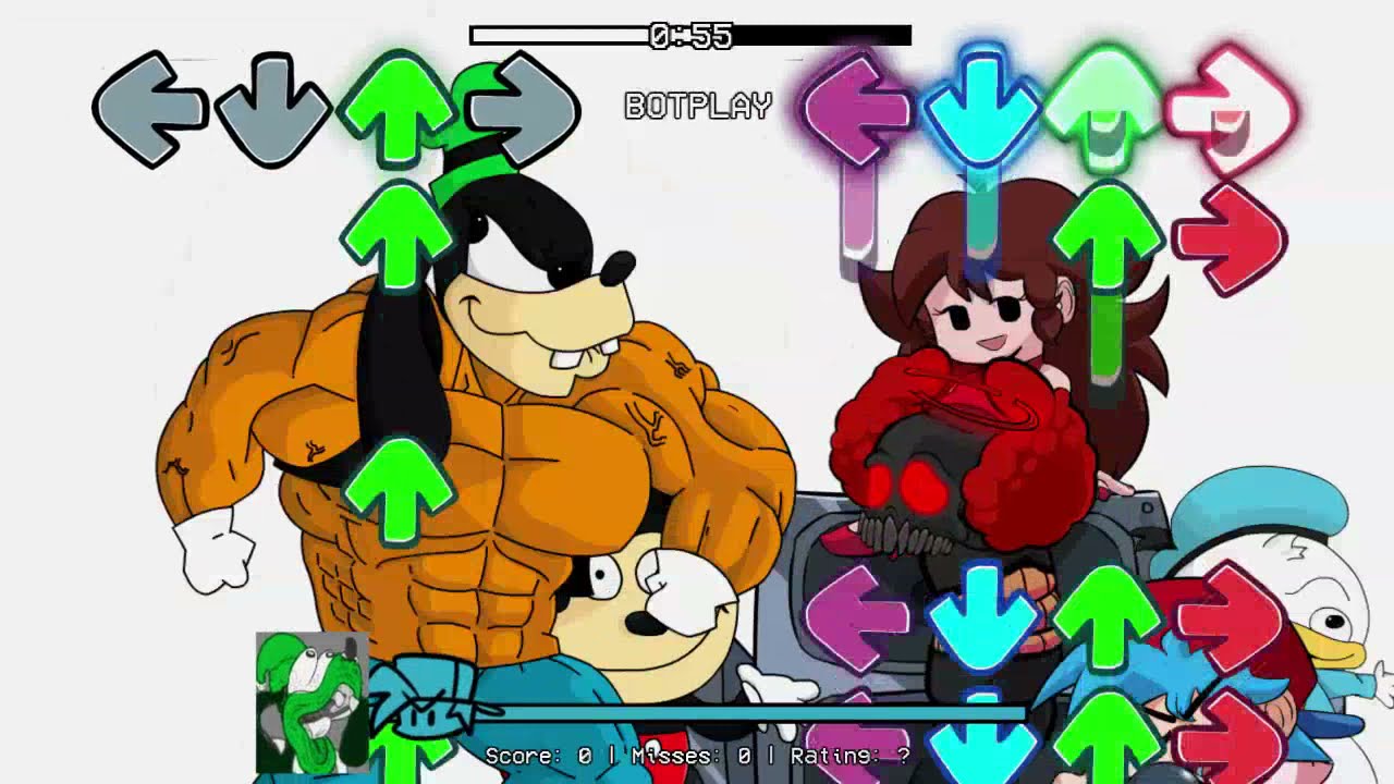 FNF V.S. Mokey Mouse HD Mickey [FUNNY] + Grooby HD Remastered - YouTube