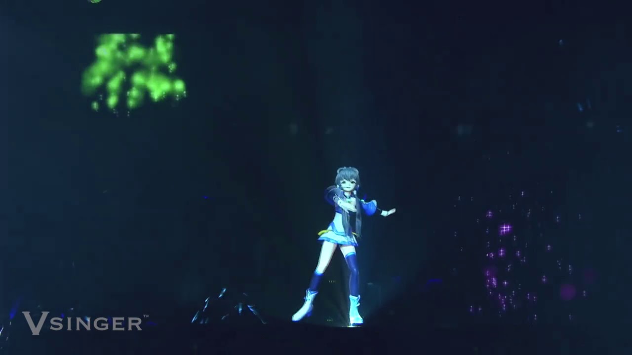 23 梦想→World→-歌唱- Vsinger Live 2017洛天依全息演唱会- - YouTube