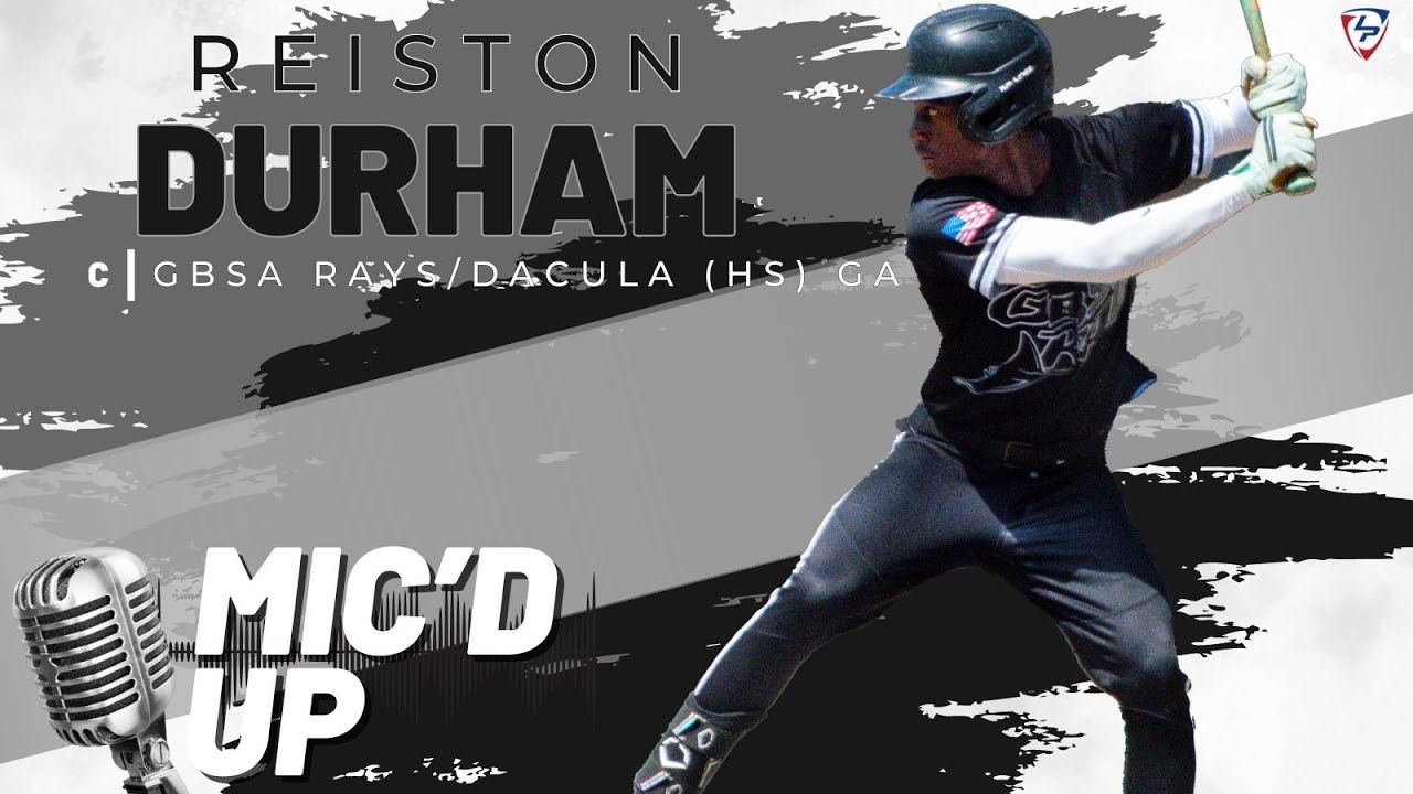 Mic'd Up: Reiston Durham (GBSA Rays) chats live in-game during 16U ...