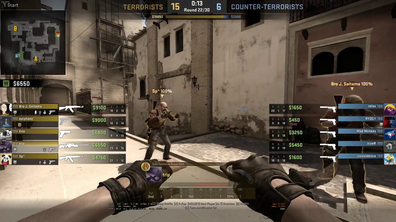 CSGO - MIRAGE AWP ACE 2 - YouTube