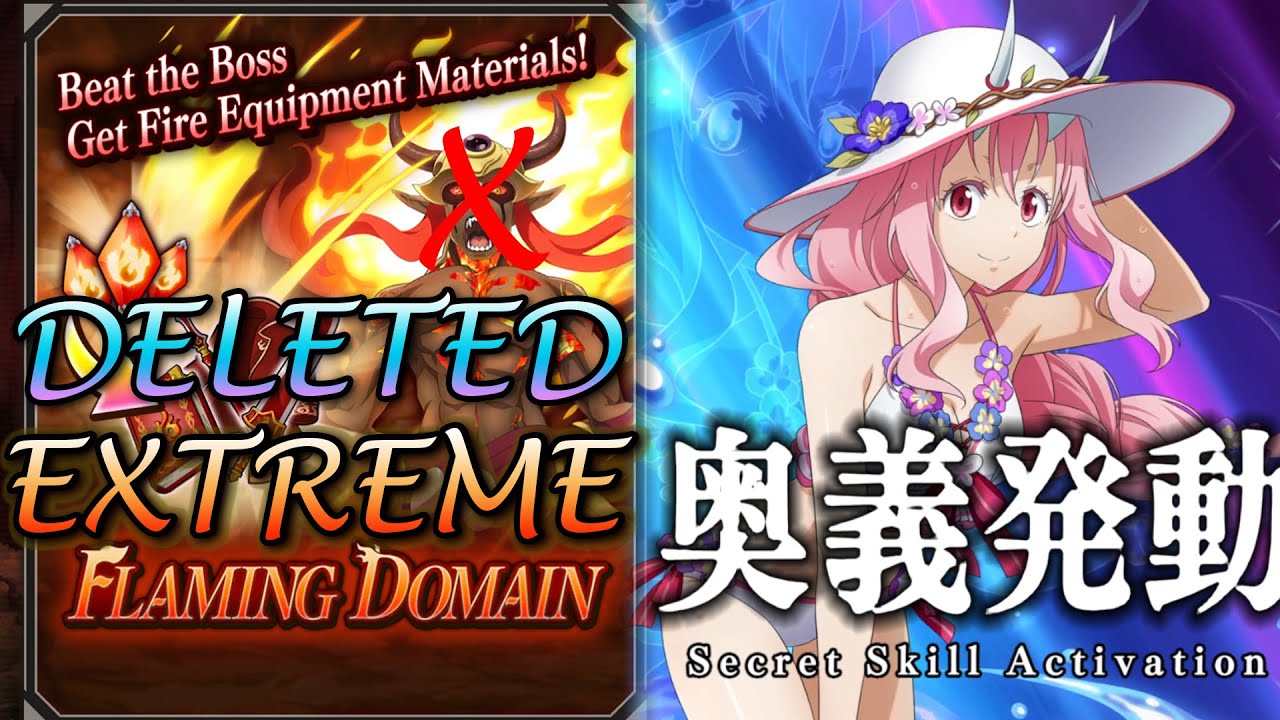 DELETING Extreme Flaming Domain - Fire Conquest | Slime - Isekai ...