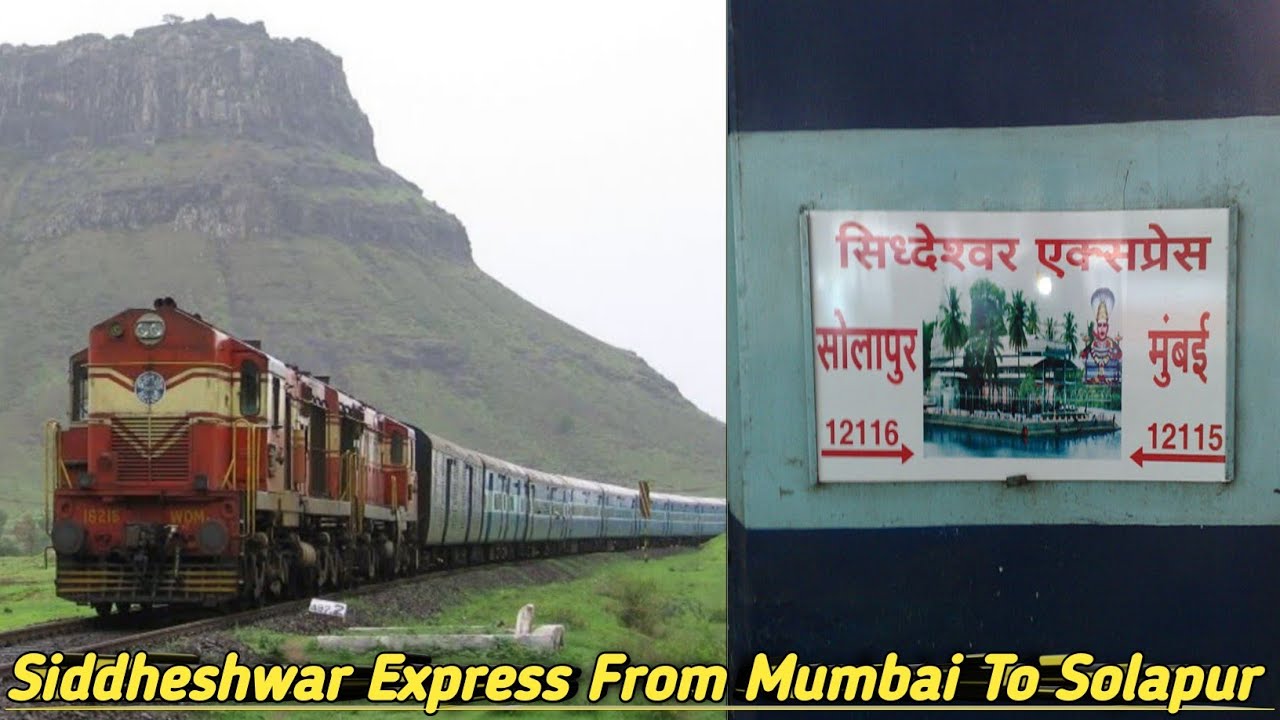 Siddheshwar Express Train Beautiful View || From Mumbai To Solapur || # ...