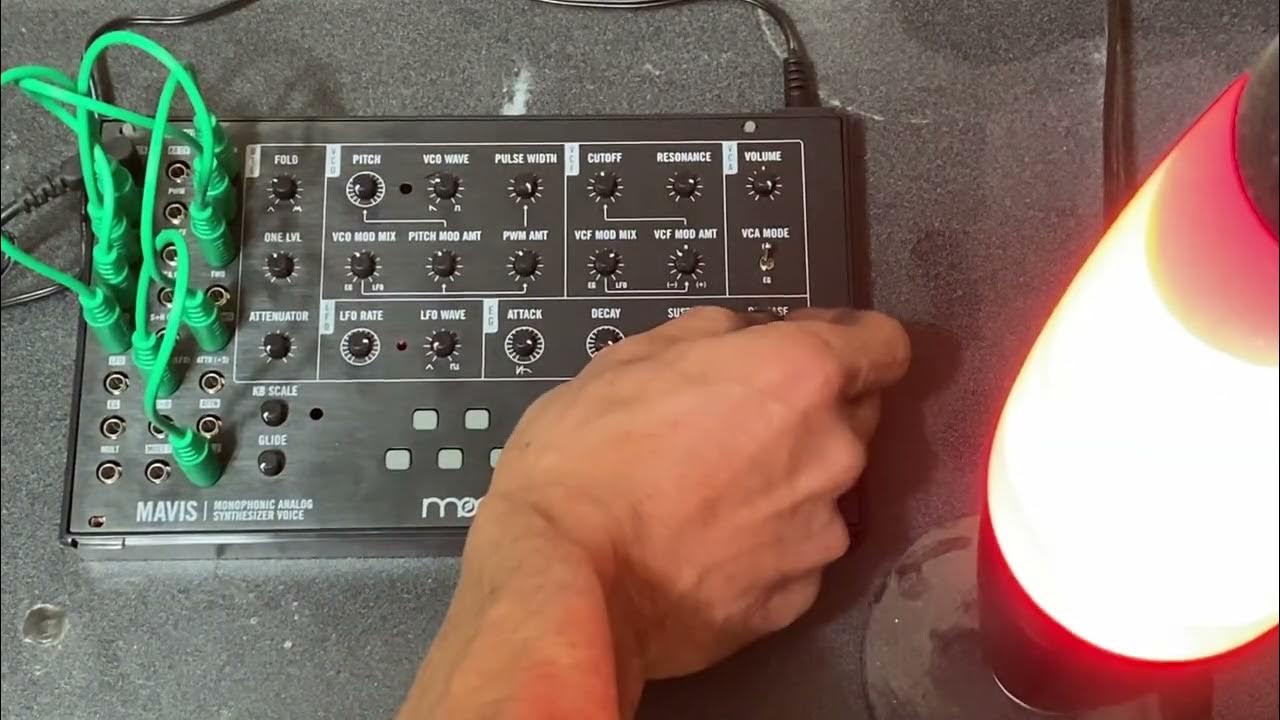 Analog modular synthesizer auto generative improvisation I - YouTube