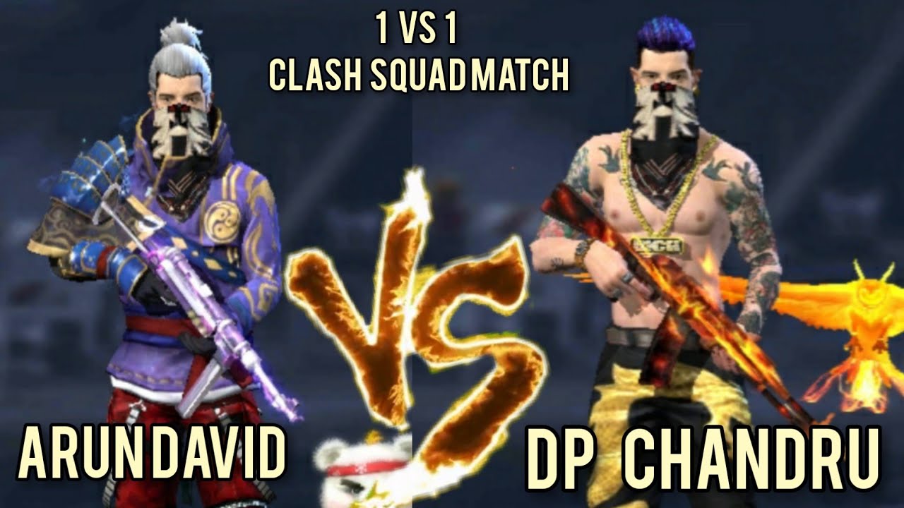 ARUN DAVID VS DP CHANDRU |1vs1| Clash Squad Match - YouTube
