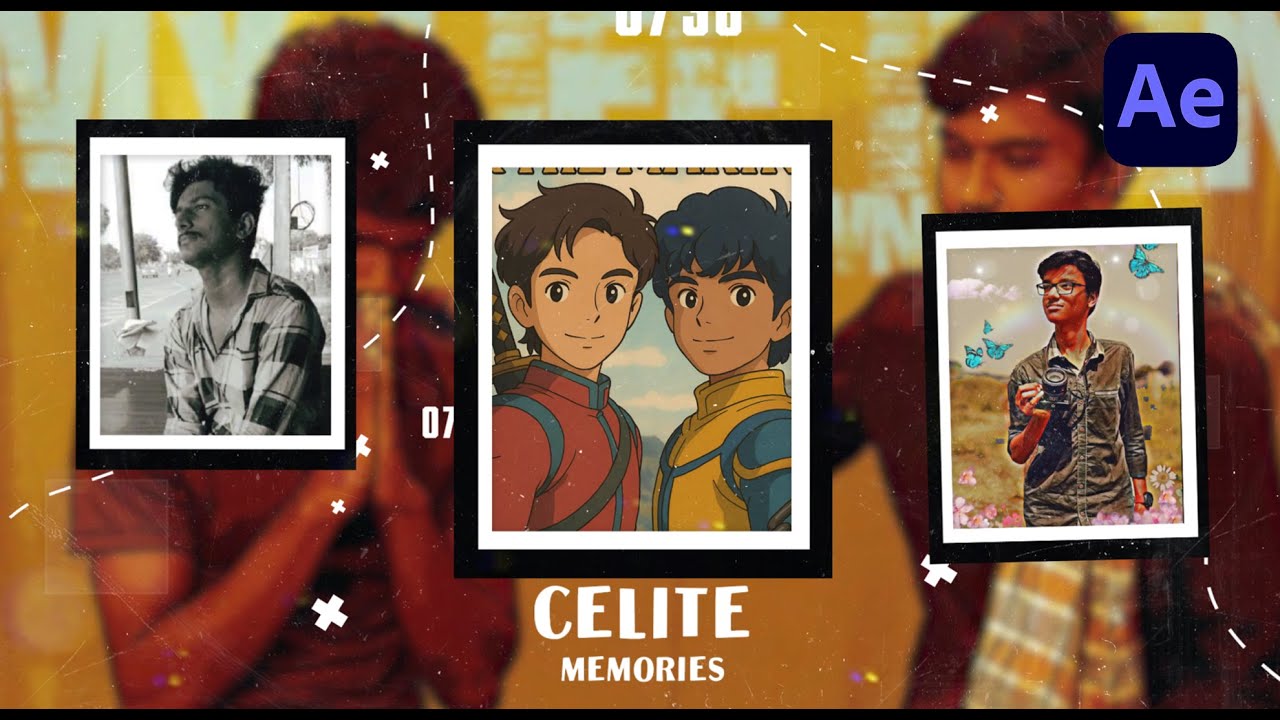 CELITE Parallax Frame Slideshow In After Effects - YouTube