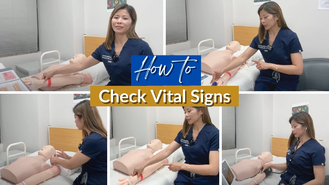 How to Check Vital Signs - YouTube