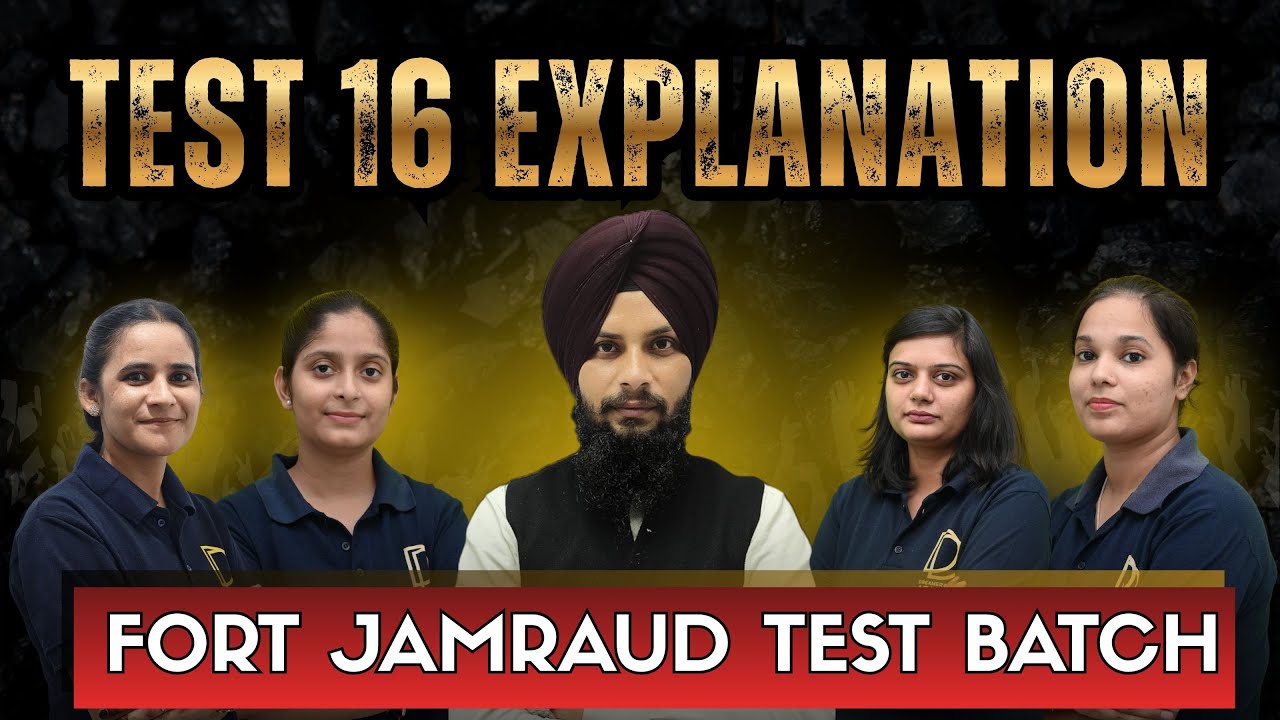 Fort Jamraud Test Batch Full Explanation Video 16 | DD ACADEMY PUNJAB ...