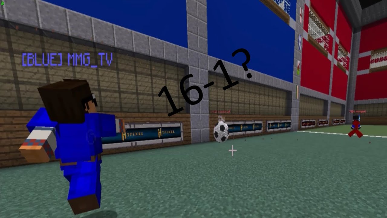 Football in Minecraft? | Football MC Minigame - YouTube