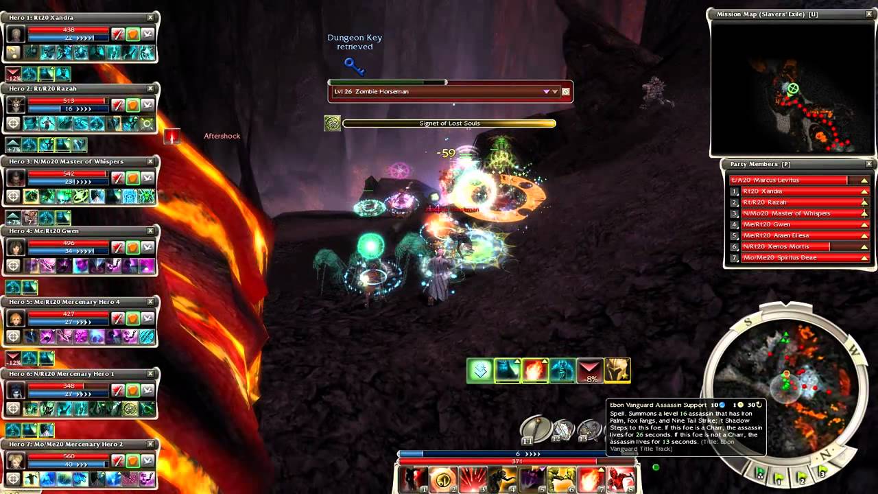 Elementalist w/ 7 heroes in Slaver's Exile Selvetarm - pt 2/3 - YouTube