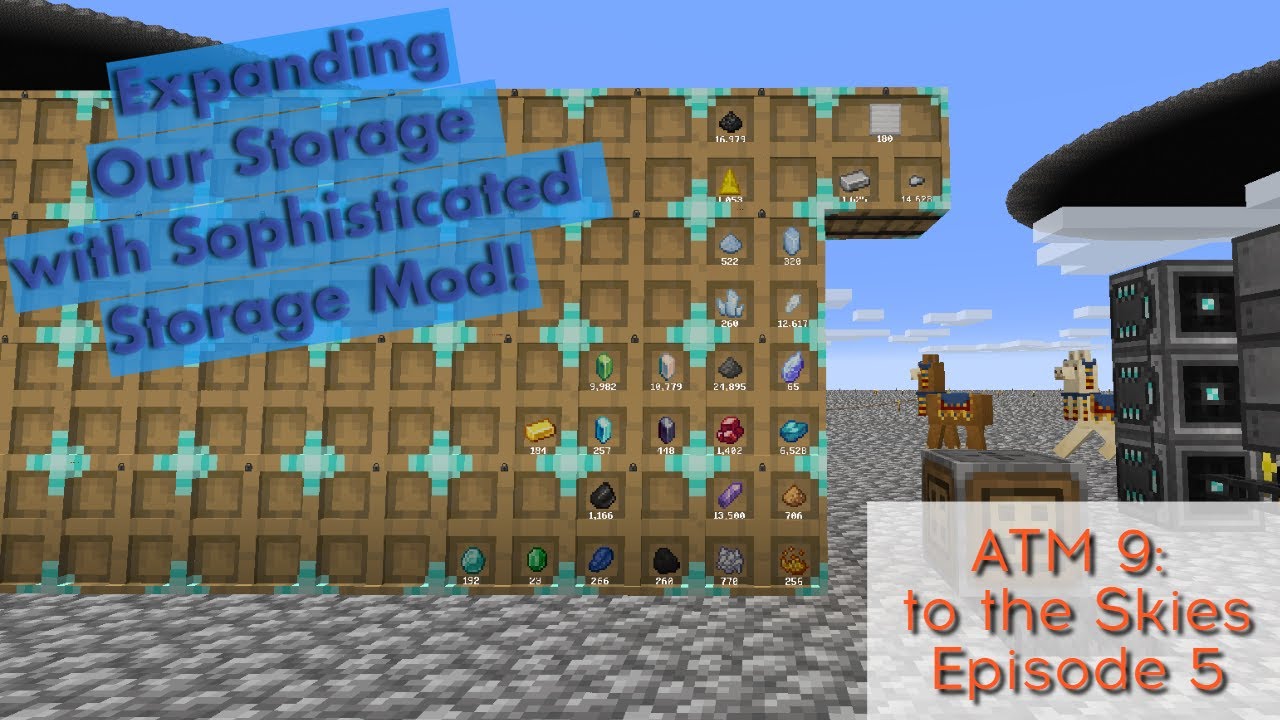 Expanding Our Storage with the Sophisticated Storage Mod!!! | Episode 5 ...