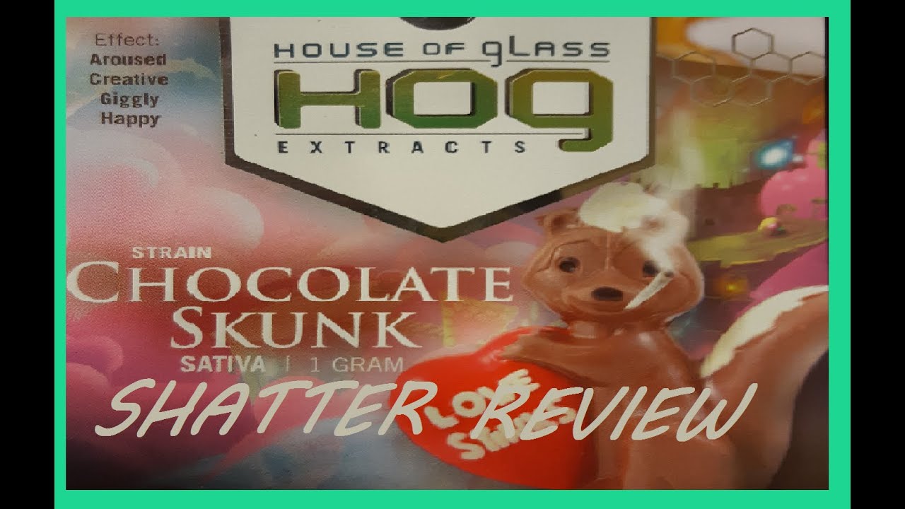 Chocolate Skunk Shatter Review + Oreo cookie crumble and strawberry ...