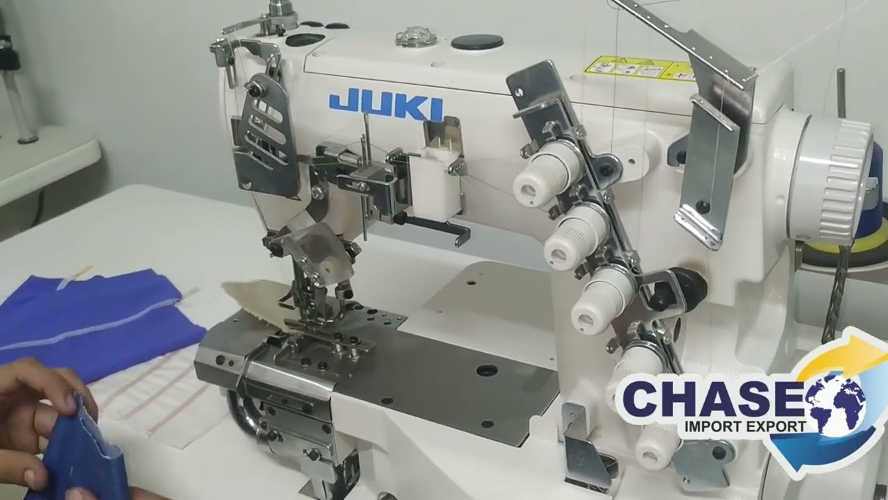COLLARETA / RECUBRIDORA CILINDRICA MF-7923 JUKI - YouTube