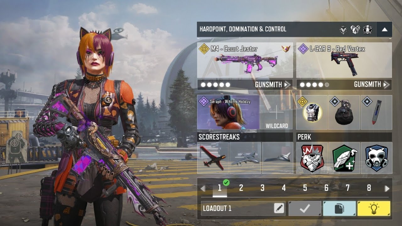 Seraph - Witch's Holiday | Legendary M4 - Court Jester | Call Of Duty ...