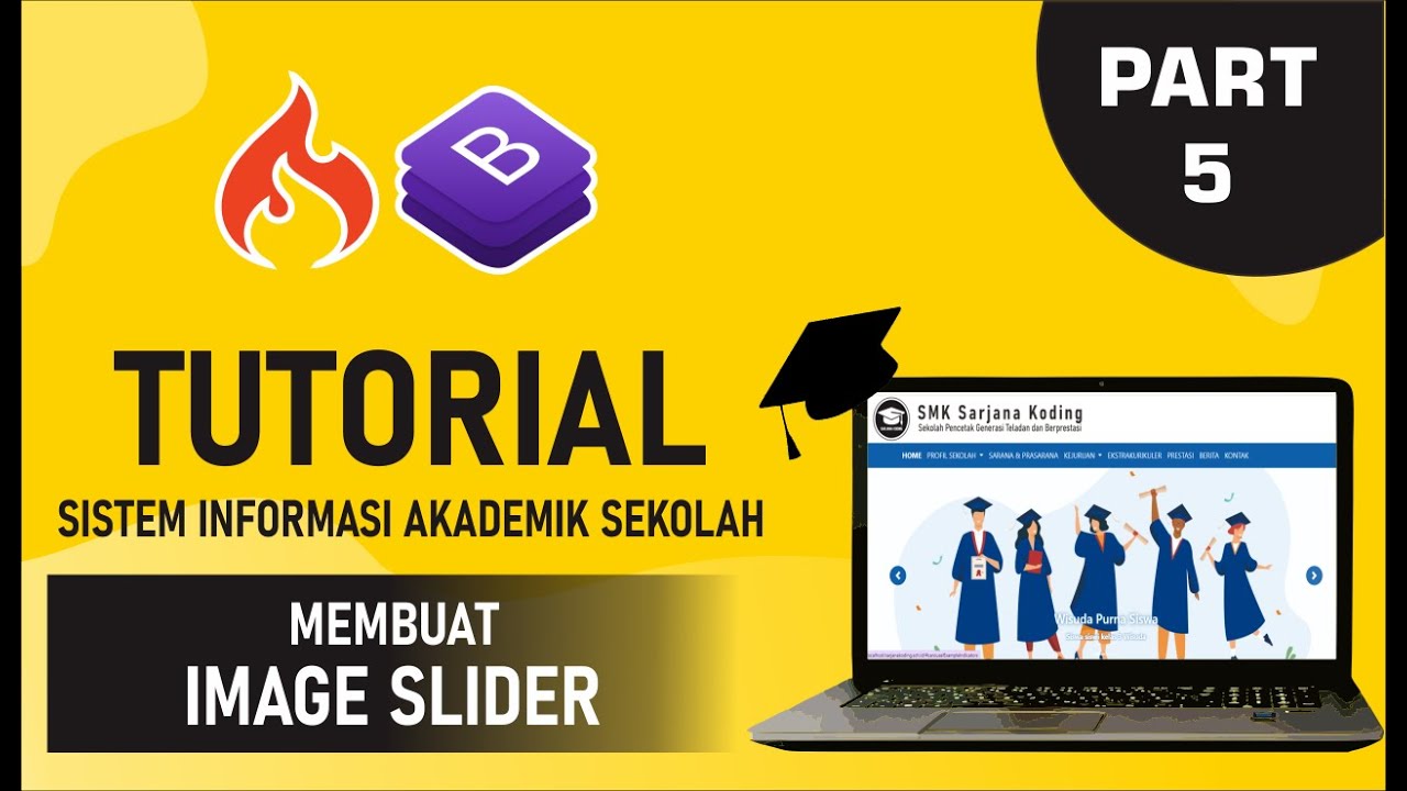 #5 Membuat Image Slider Tutorial Sistem Informasi Akademik Sekolah ...
