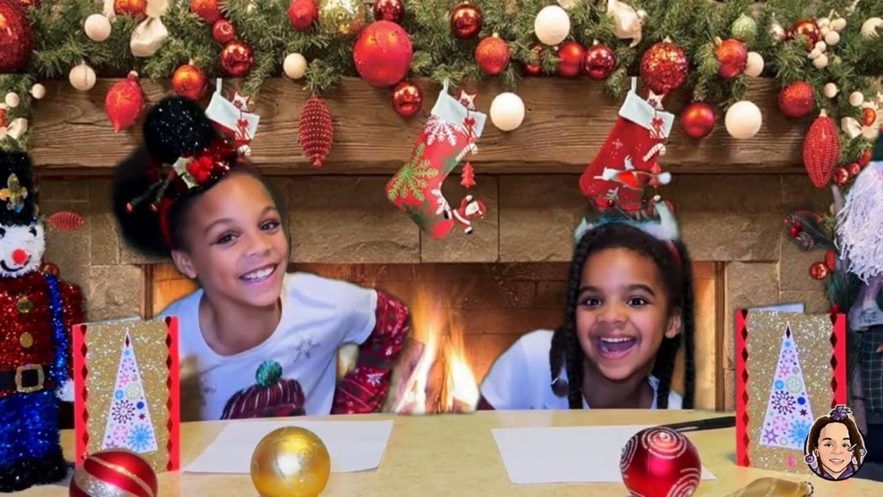 CHRISTMAS CAPER CATCHING SANTA WITH BOBBI DRENA AND ALINA #christmas # ...