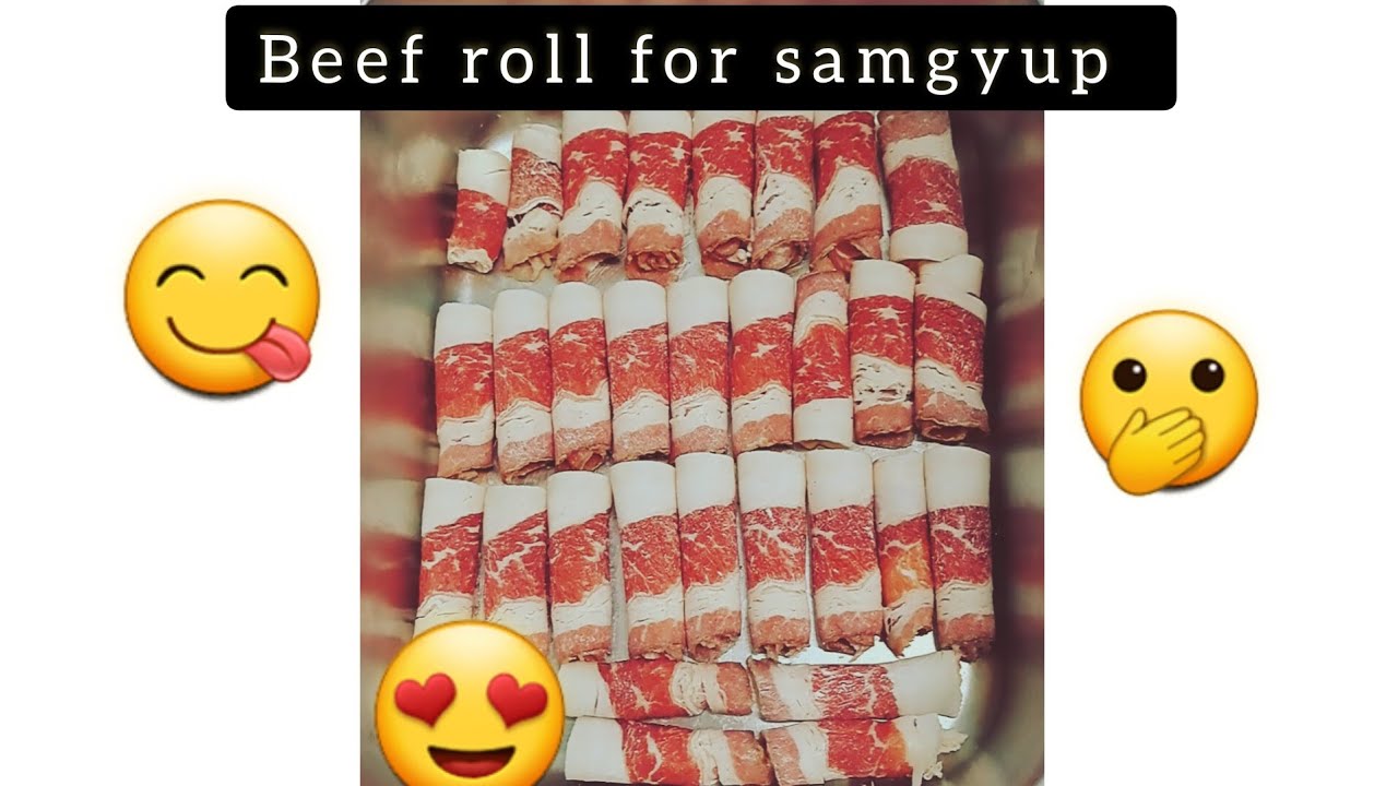 Cutting Beef Short Plate Woo-Samgyup | Korean Beef Woosam 😍 - YouTube