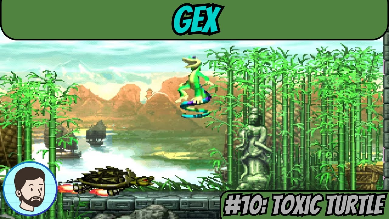 Gex (Playstation) - Part 10: Toxic Turtle - YouTube