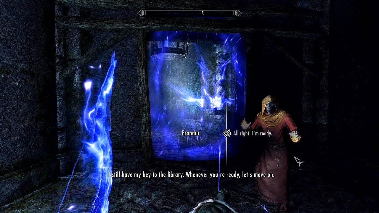 The Elder Scrolls V Skyrim - Playthrough pt405 Magical Barrier - YouTube