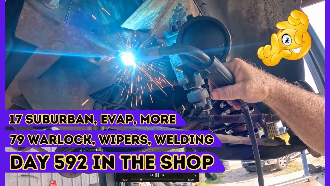 Chevy Evap, Warlock Welding, Wipers, Repairs DAY 592 in the shop Fixing ...