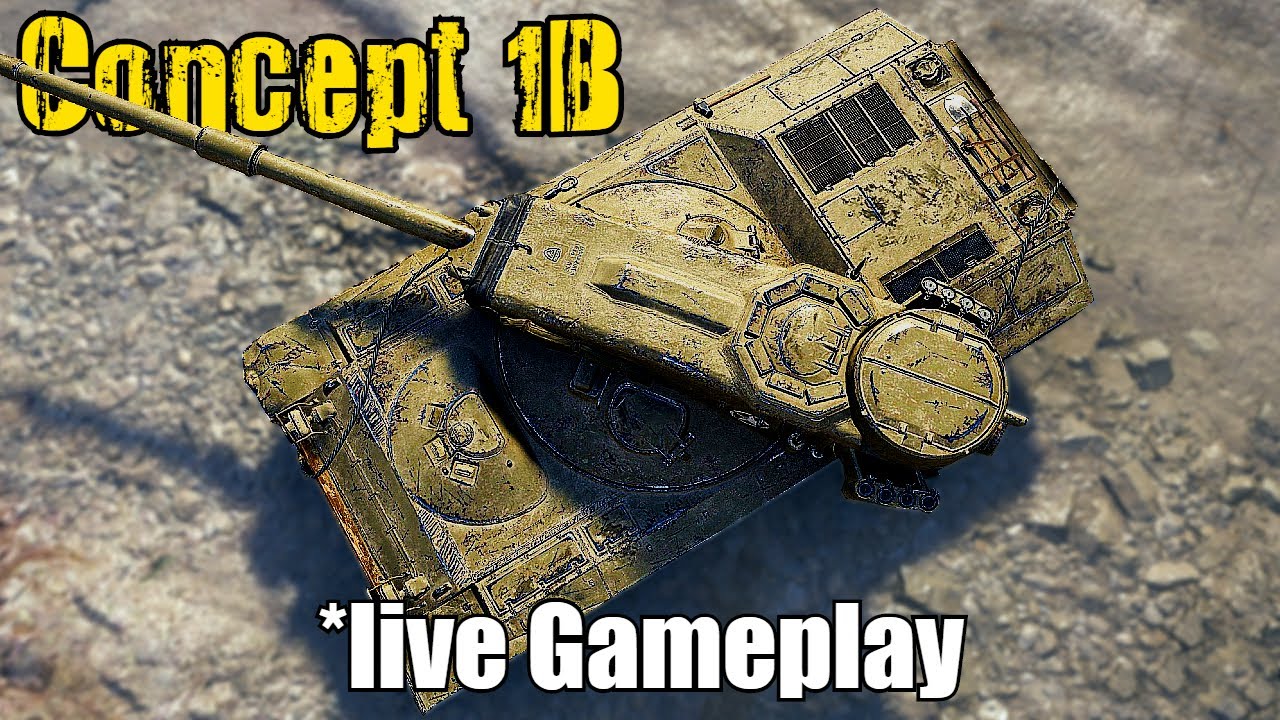Concept 1B Live Gameplay First Look World of Tanks - YouTube