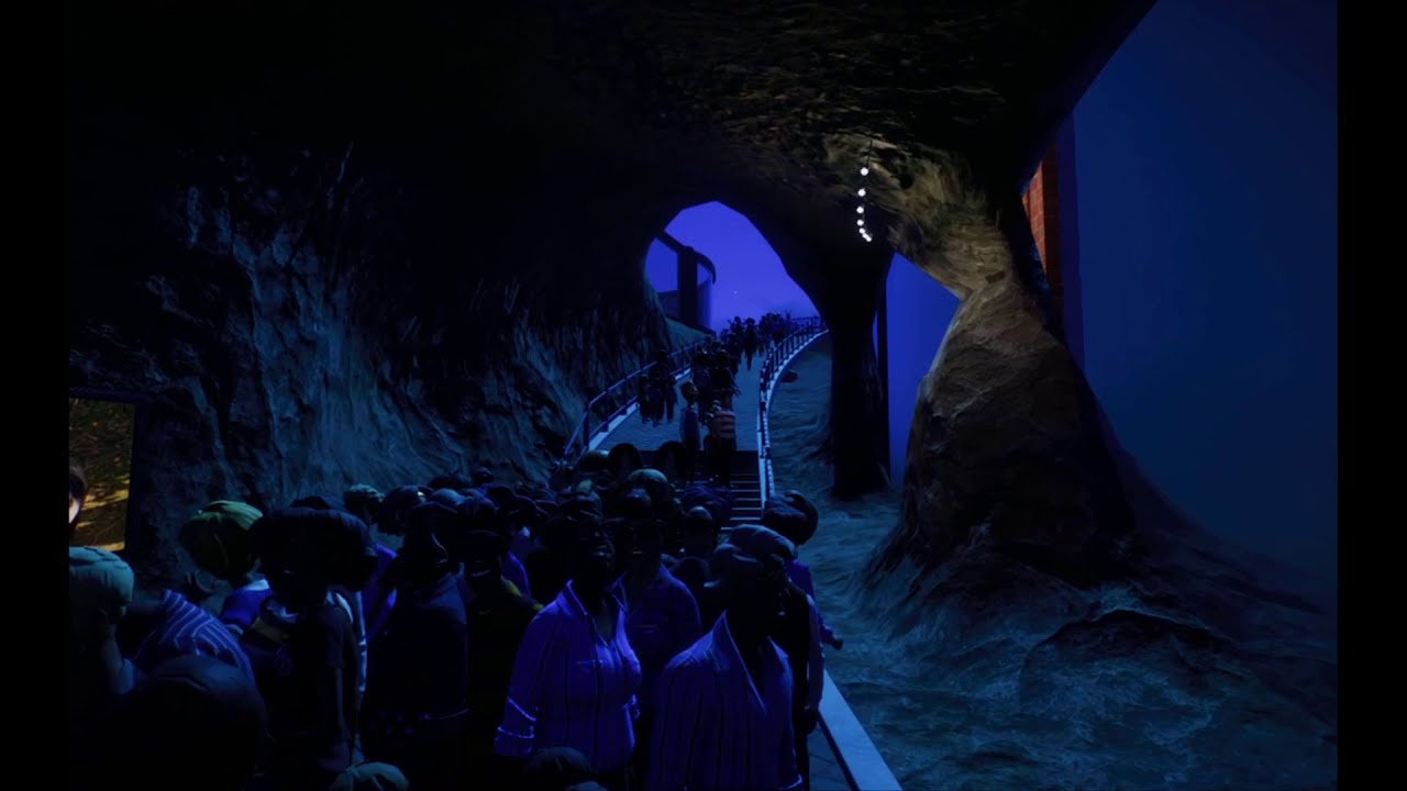 Planet zoo hippo enclosure w Underwater cave viewing - YouTube