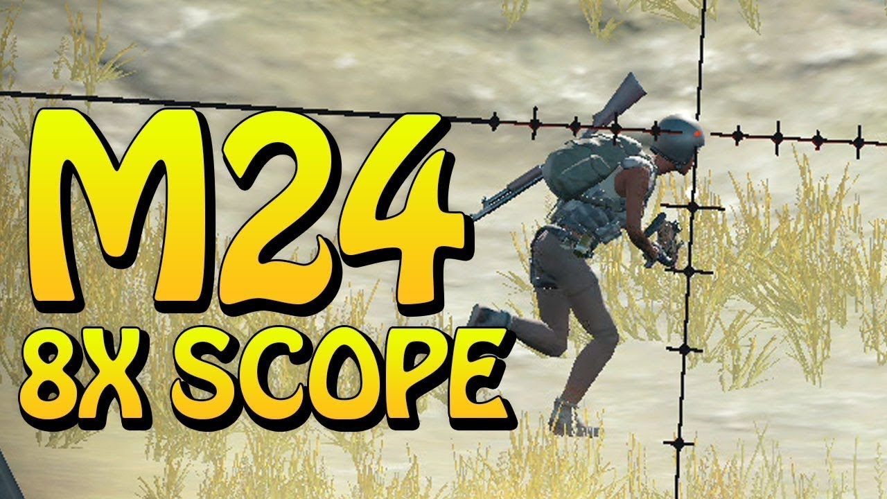 PUBG M24 +8x Scope 2 Kill // GameplayOnly - Trailers & Gameplay - YouTube